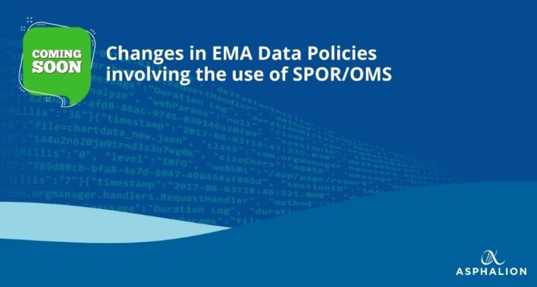 New | CHANGES IN EMA DATA POLICIES INVOLVING THE USE OF SPOR/OMS
