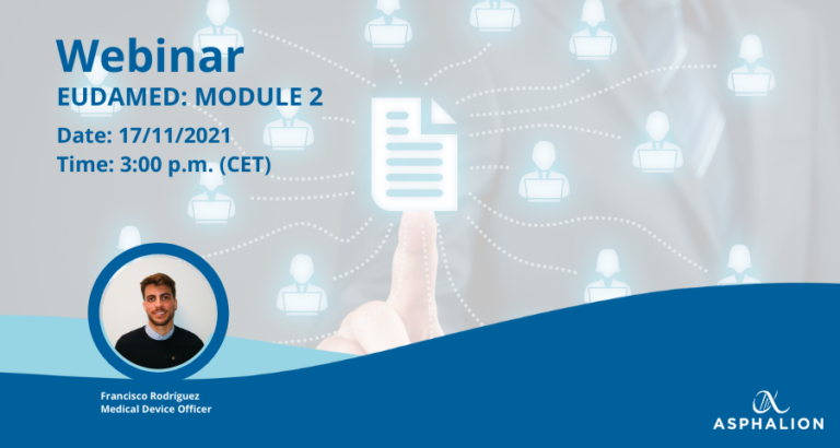 New Free Webinar Eudamed Module 2