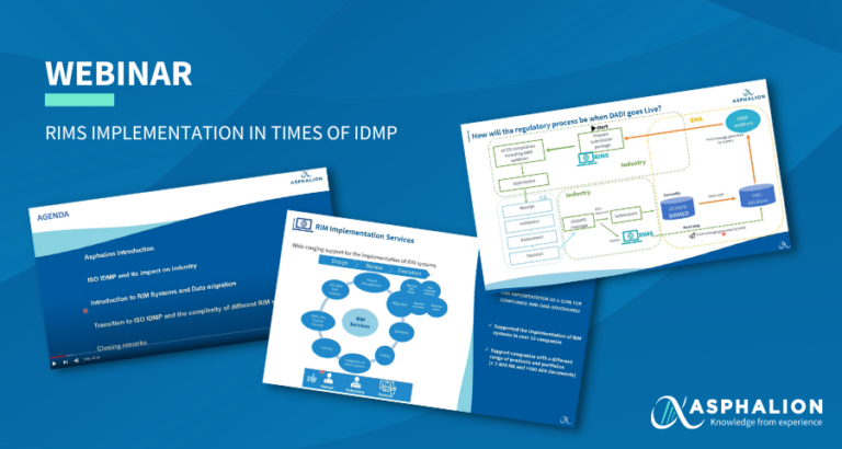 New | WEBINAR | RIMS Implementation in times of IDMP