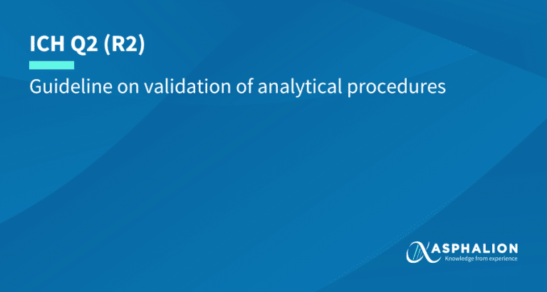 New | NEWS | Actualization of the ICH Q2 (R2)