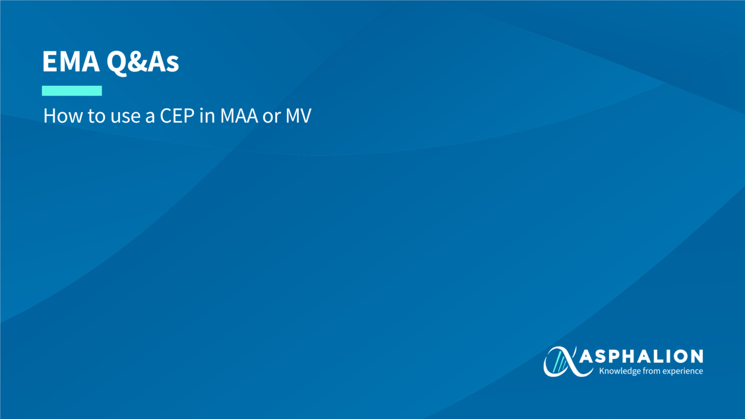 New | NEWS | QWP Questions and Answers: how to use a CEP in the context ...