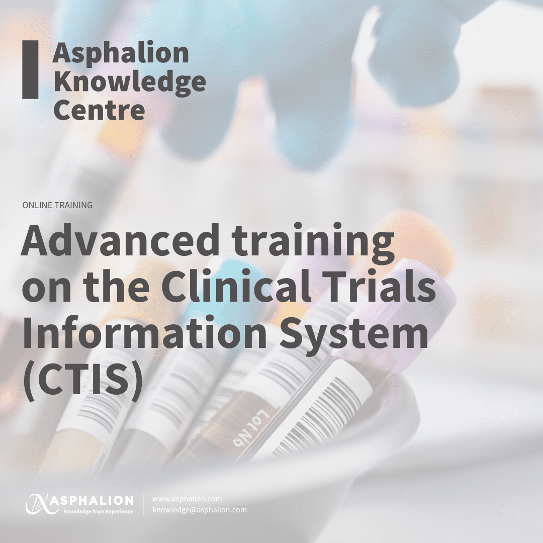 Advanced training on the Clinical Trials Information System (CTIS ... Advanced training on the Clinical Trials Information System (CTIS ...