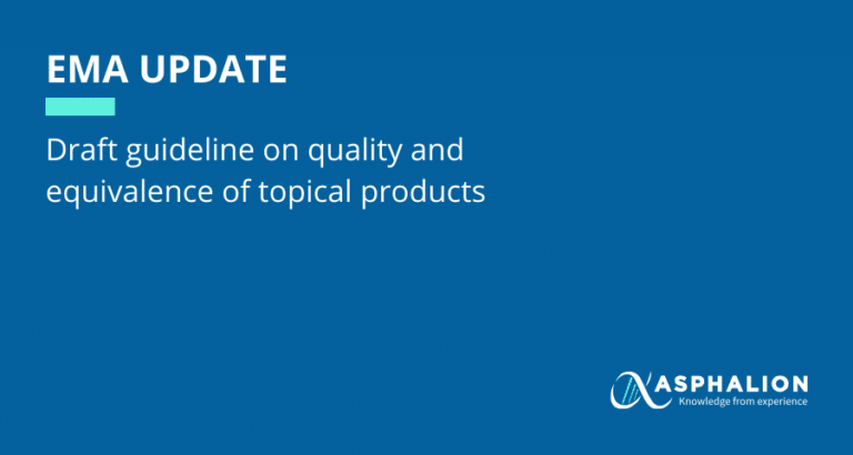 New | New EMA Guideline on Quality and Equivalence of Topical Products ...