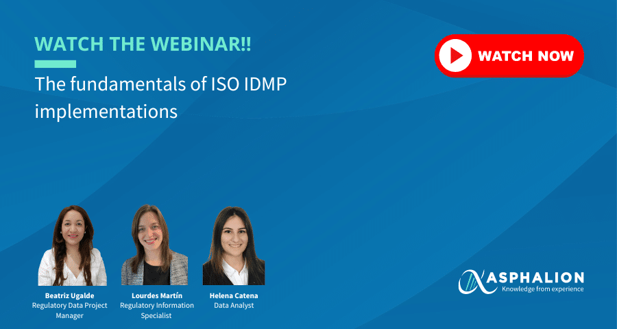 WEBINAR | The fundamentals of ISO IDMP implementations - Asphalion