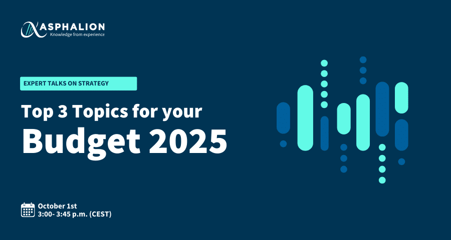 WEBINAR | Top 3 topics for your budget 2025 - Asphalion