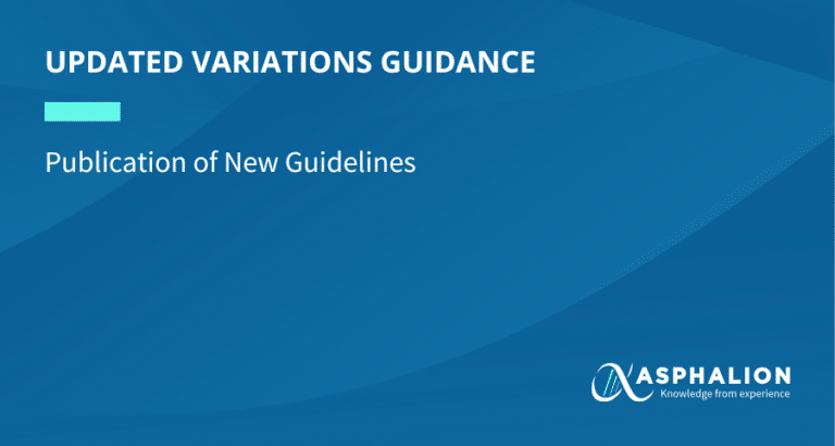 New | Updated Variations Guidance | Publication of New Guidelines