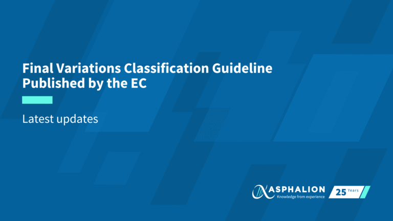 New | NEWS | Final Variations Classification Guideline Published by the EC