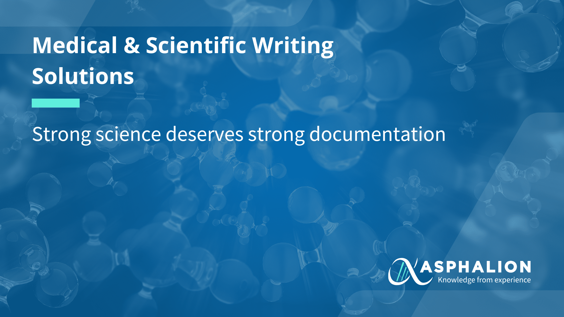 New | SOLUTIONS | Medical & Scientific Writing